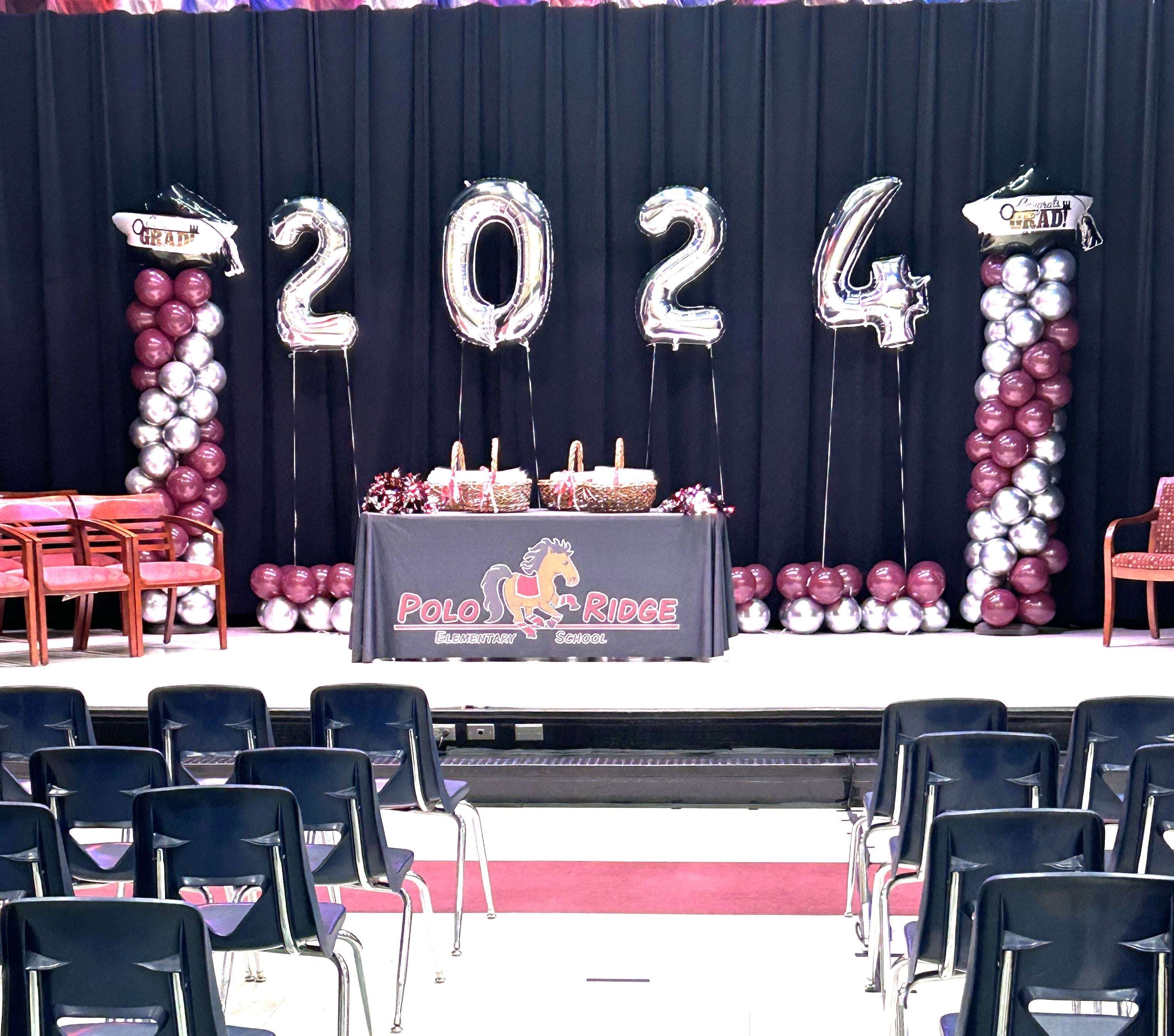 2025 Graduation Stage Decoration Backdrop Set– Balloon & Party Charlotte