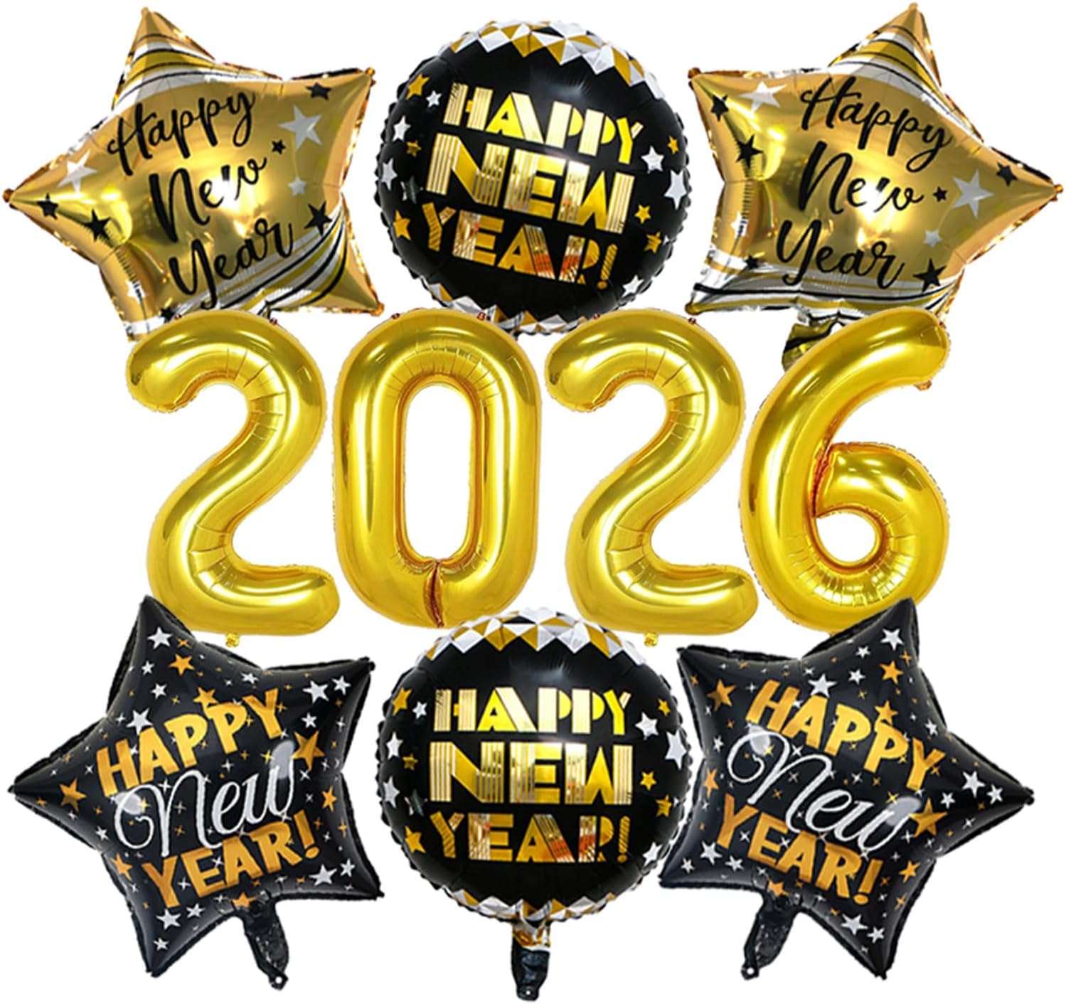 2026 New Years Party Starter- Gold– Balloon & Party Charlotte