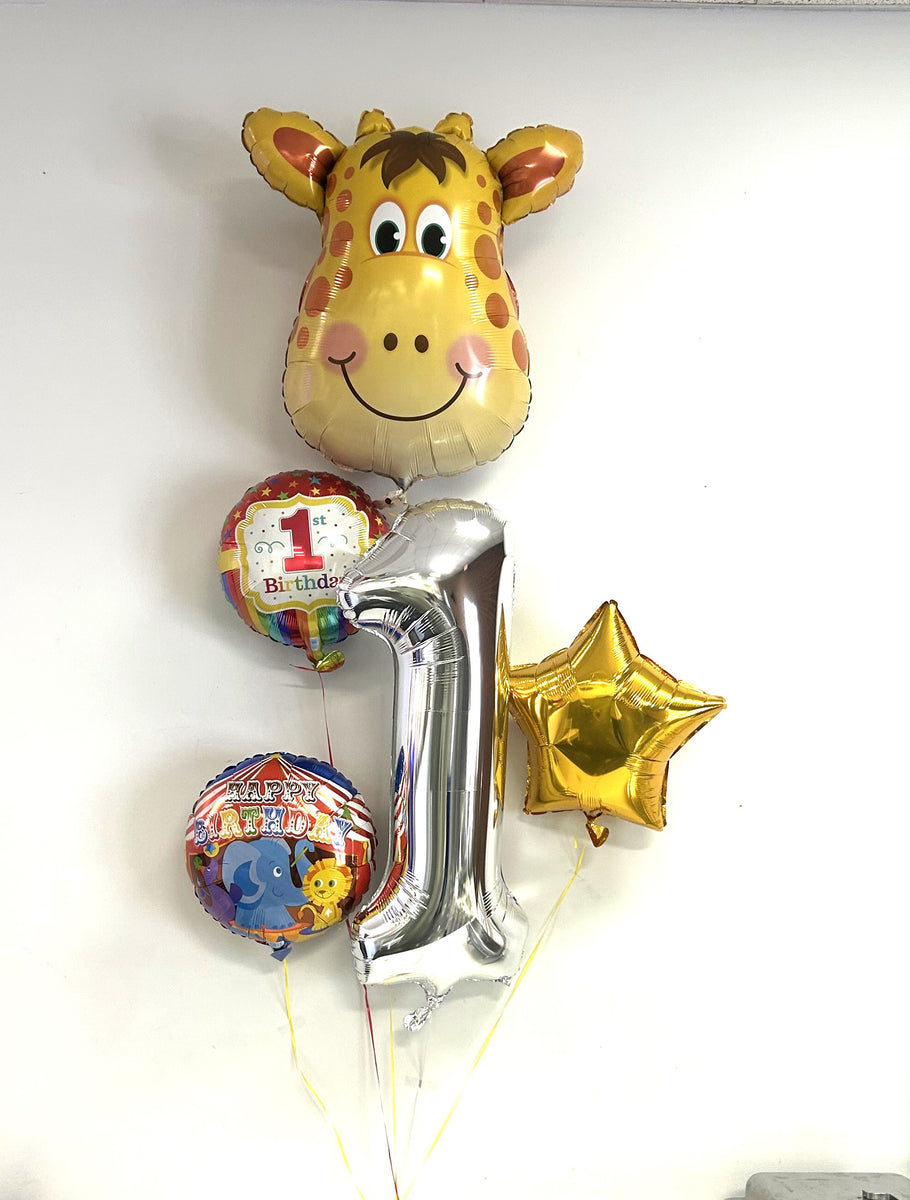 Happy ist birthday Animal Theme – Balloonscharlotte