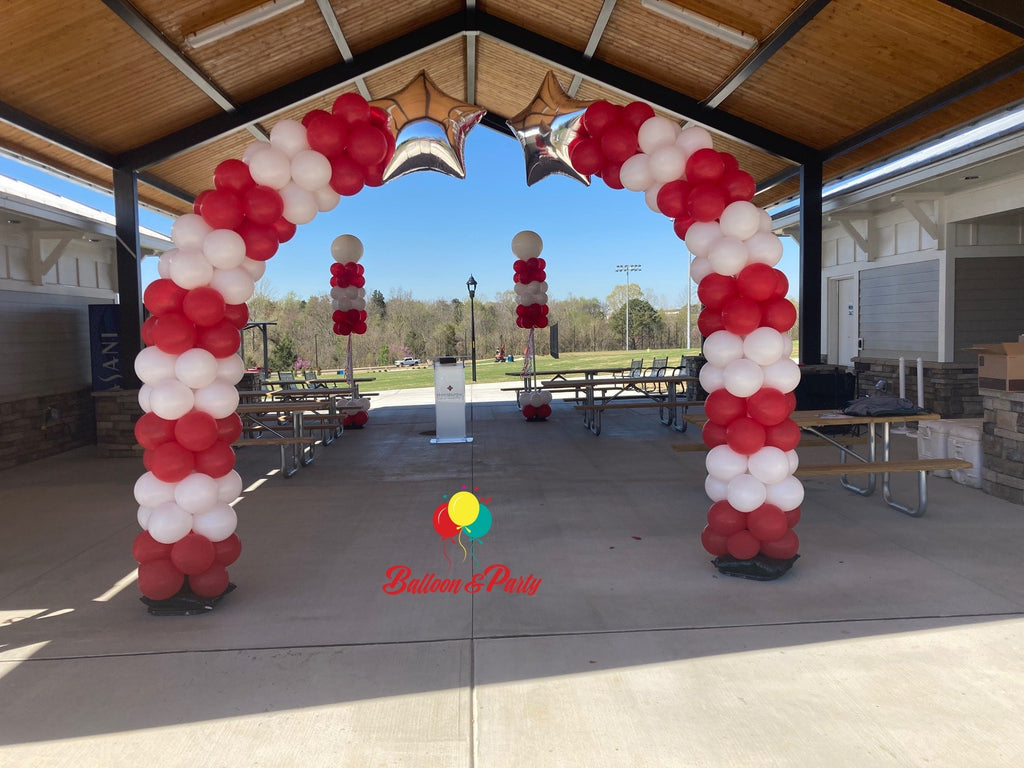Shooting Star Balloon Column Set– Balloon & Party Charlotte