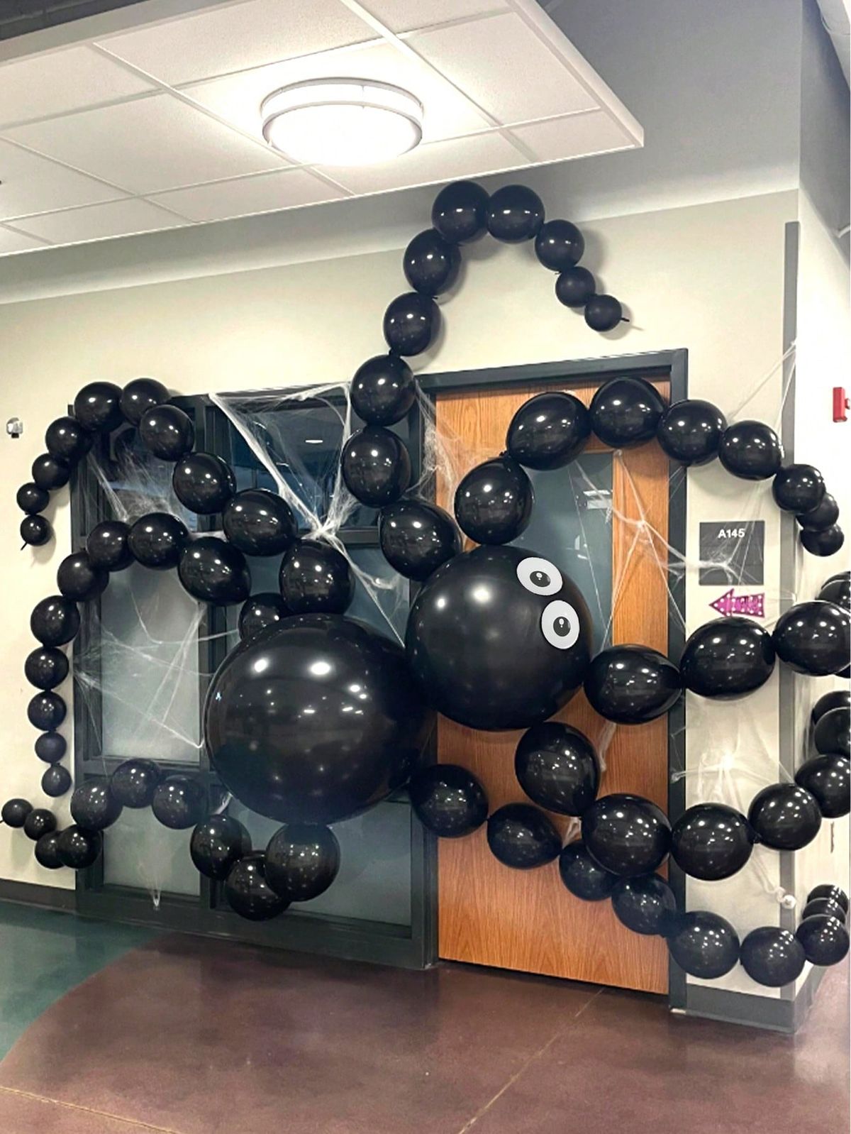 Spider Garland Backdrop– Balloon & Party Charlotte