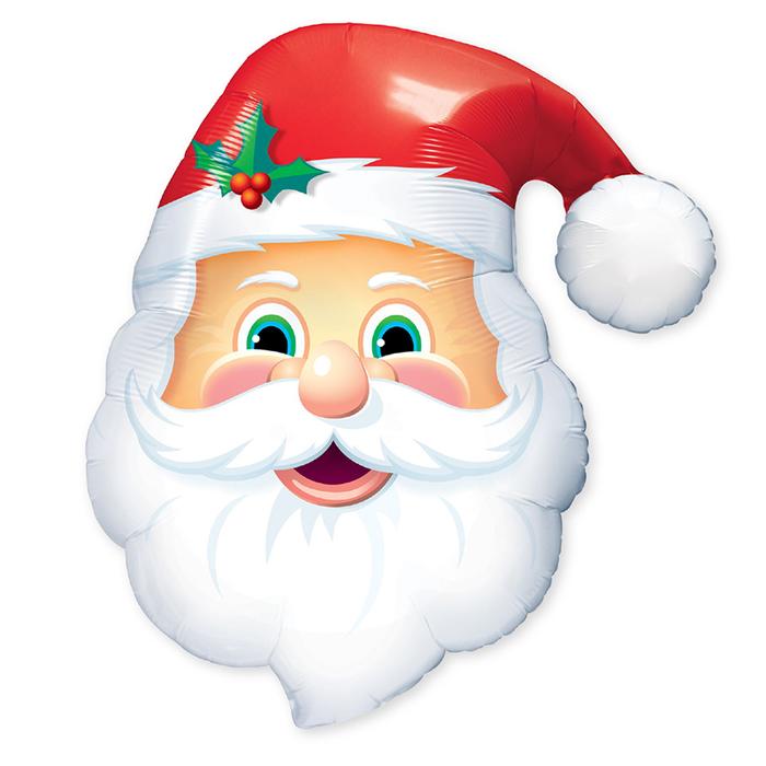 Jolly Santa Mylar Balloon – Balloonscharlotte
