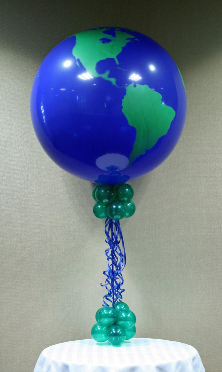 World Globe Jumbo Balloon – Balloonscharlotte
